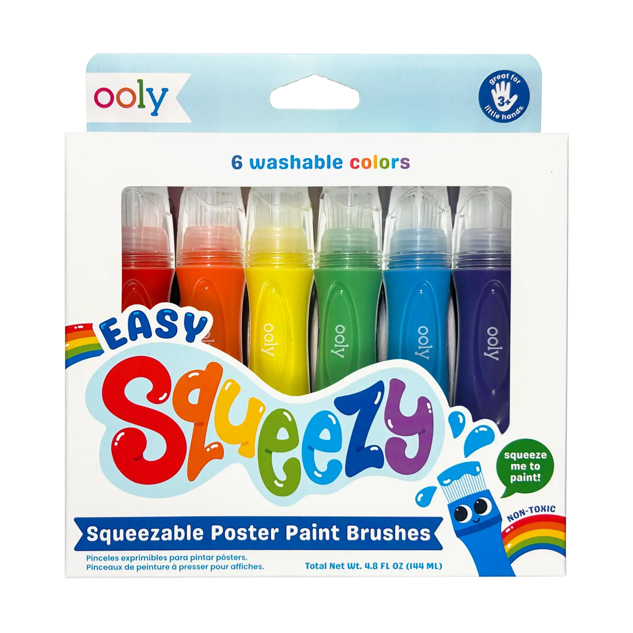 Easy Squeezy: Squeezable Poster Paint Brushes - The Swag Sisters Toy Store