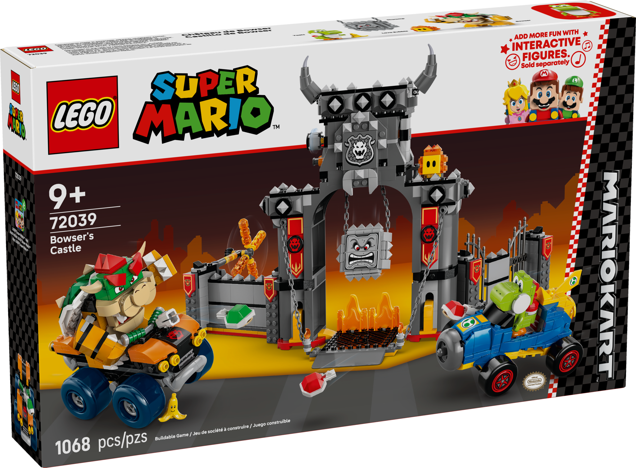 Super Mario 72039 Mario Kart™ – Bowser's Castle - The Swag Sisters Toy ...