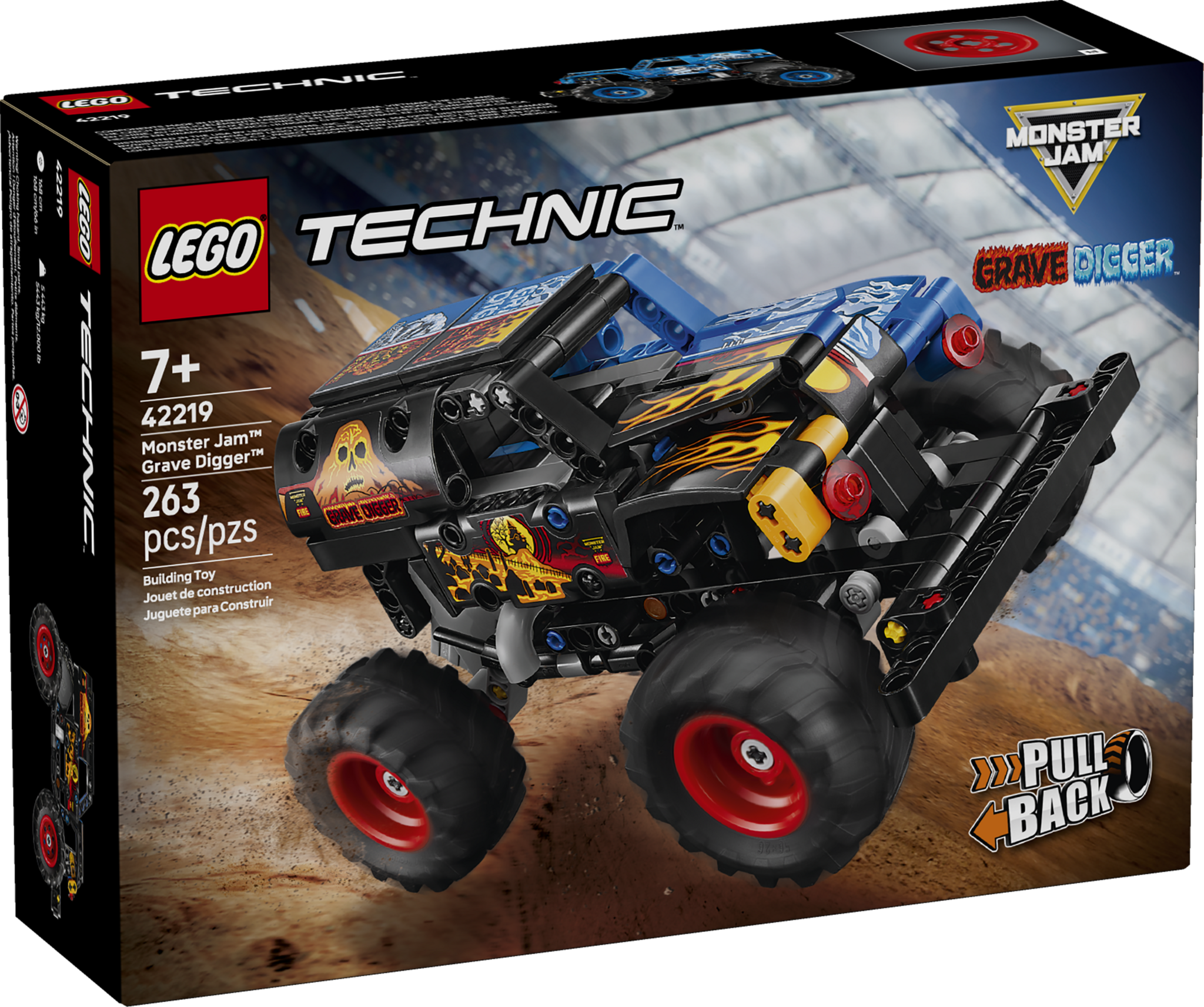 Technic 42219 Monster Jam Grave Digger Fire and Ice - The Swag Sisters ...