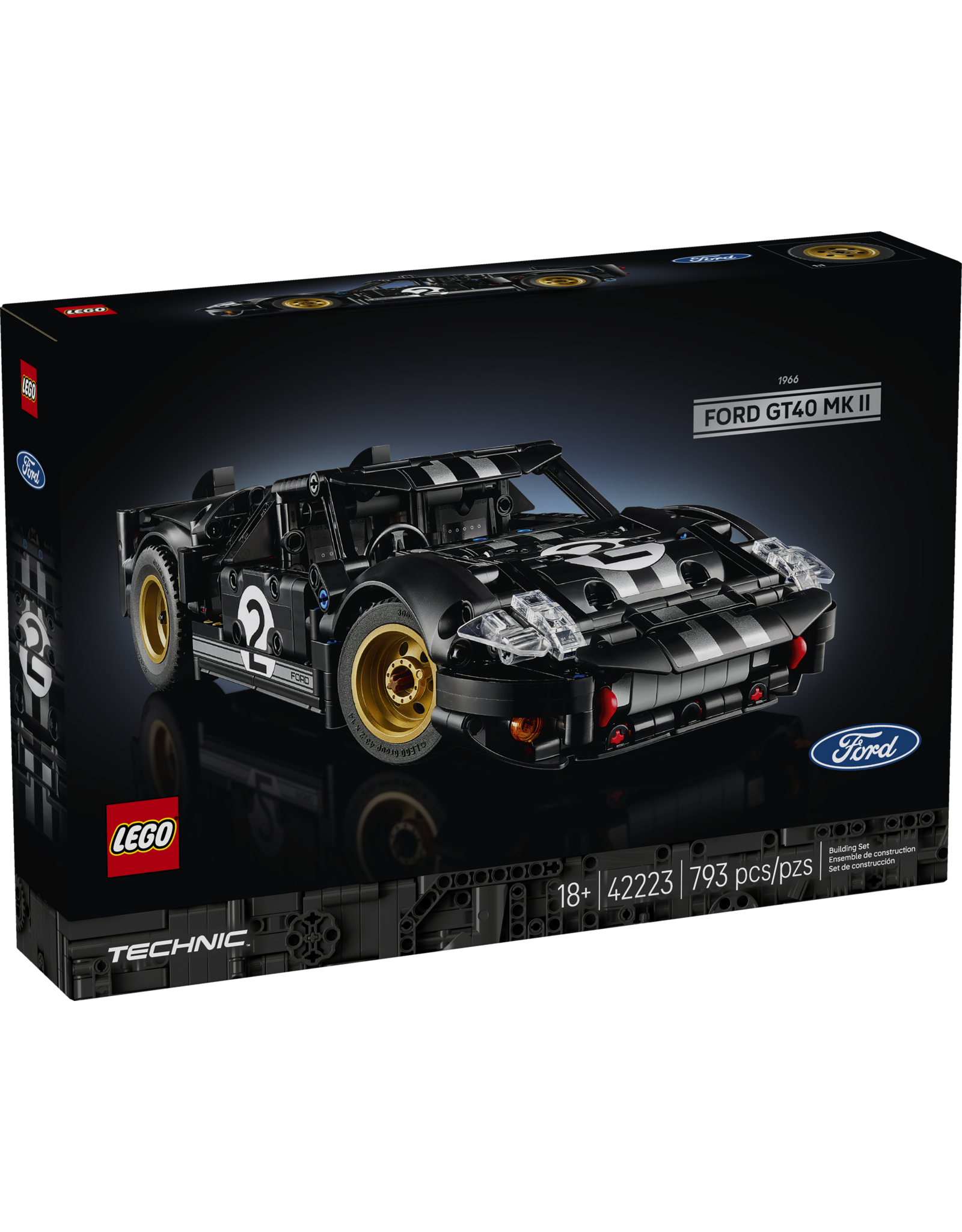 Technic 42223 1966 Ford GT40 MKII Race Car - The Swag Sisters Toy Store