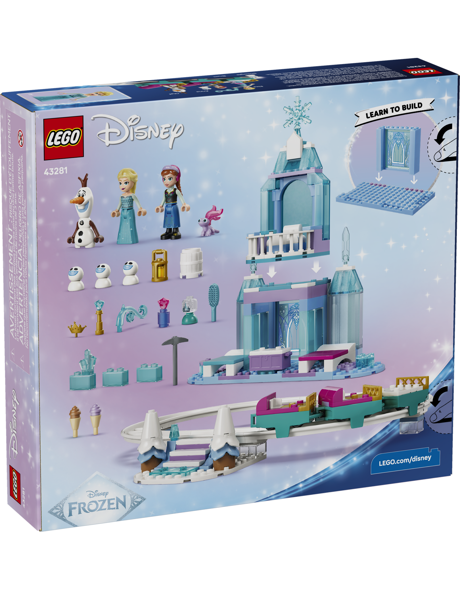 Disney Princess 43281 Elsa's Ice Castle & Snow Ride Adventure - The ...