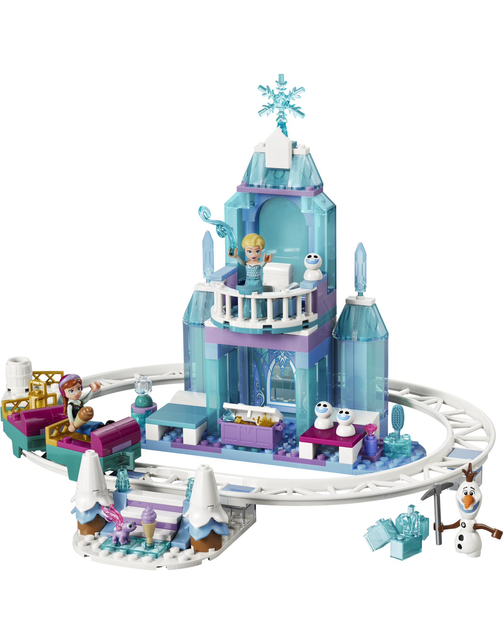Disney Princess 43281 Elsa's Ice Castle & Snow Ride Adventure - The ...