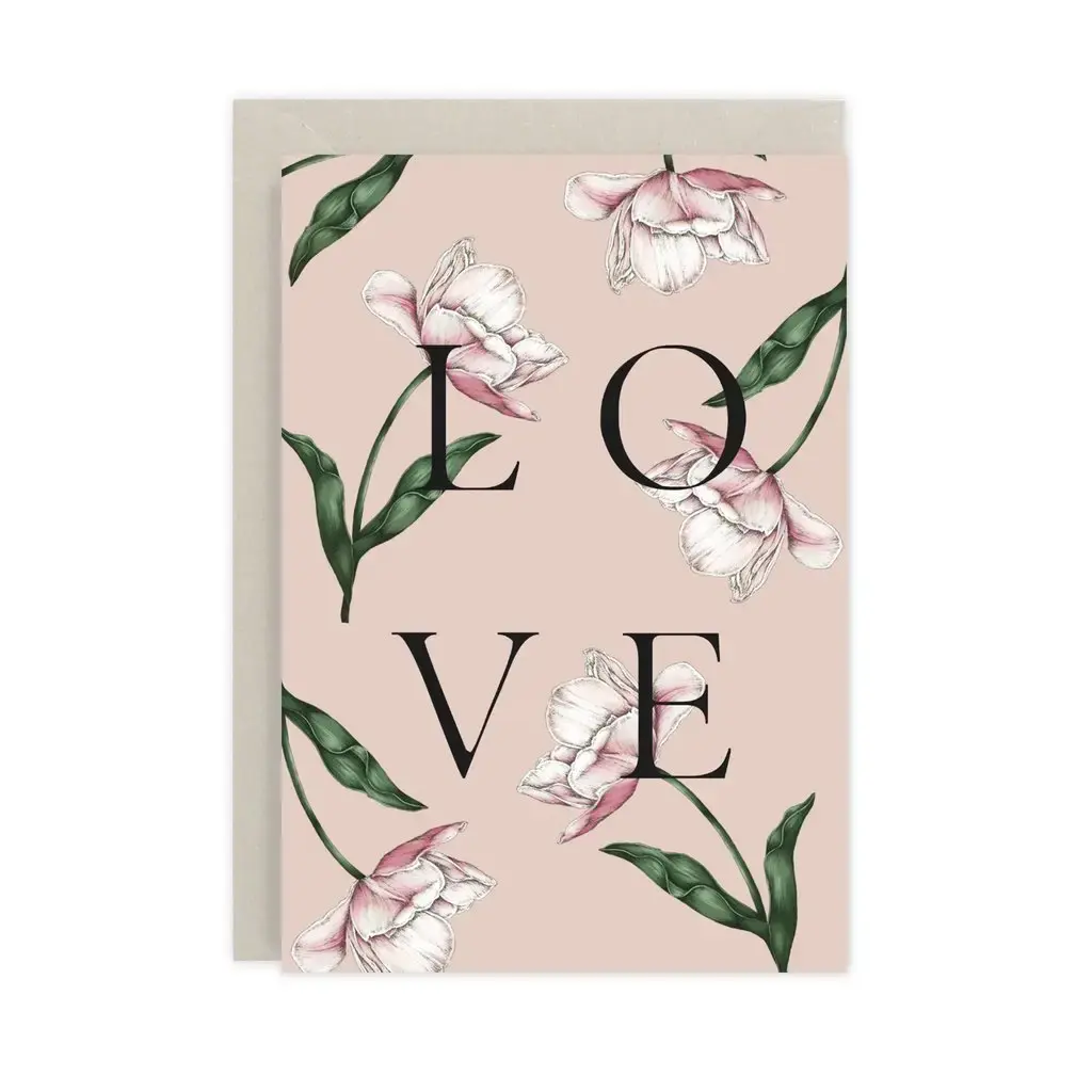 Catherine Lewis Design Love Card - Hansell and Halkett