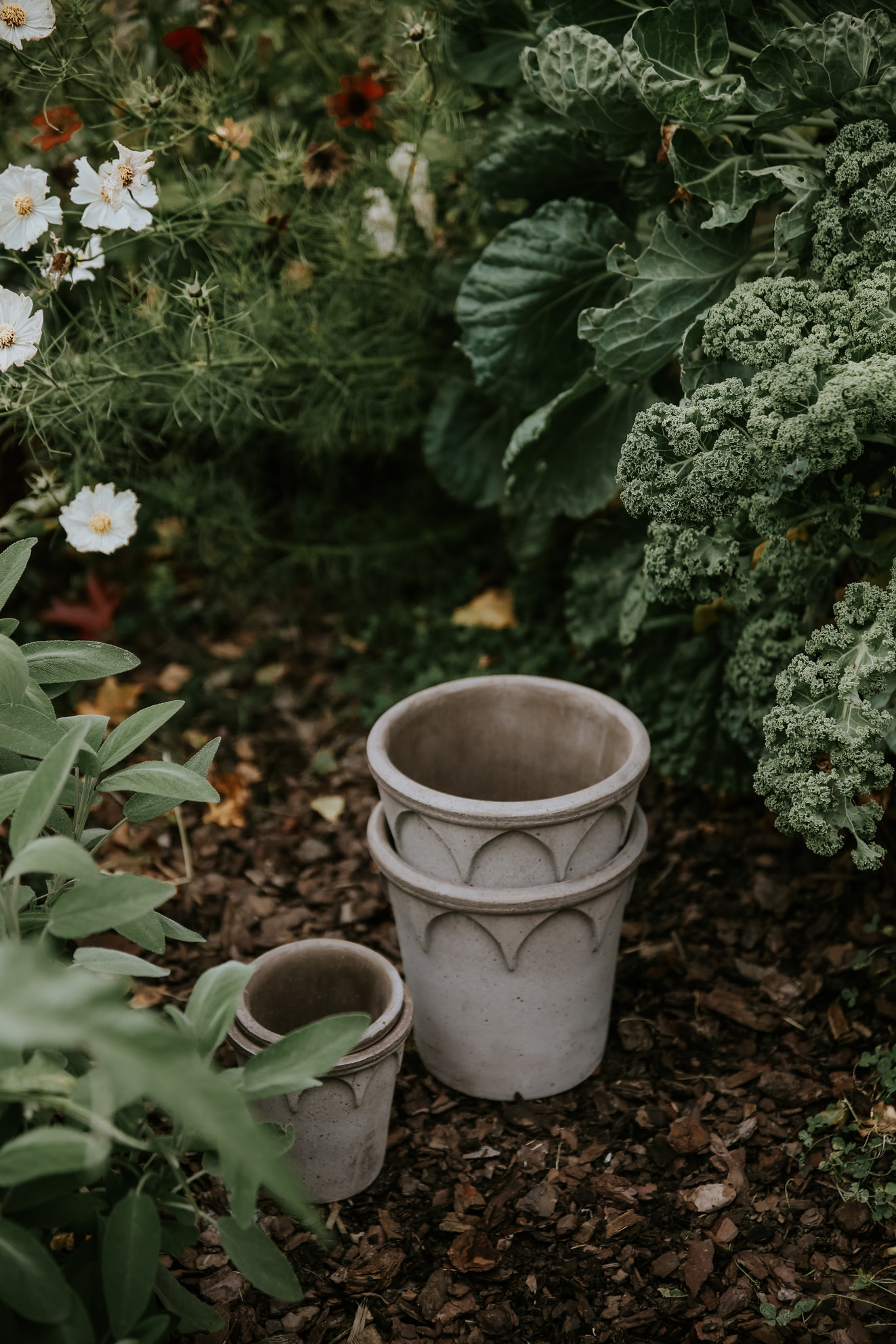 ELIZABETH, Raw Grey 14cm - Hansell and Halkett