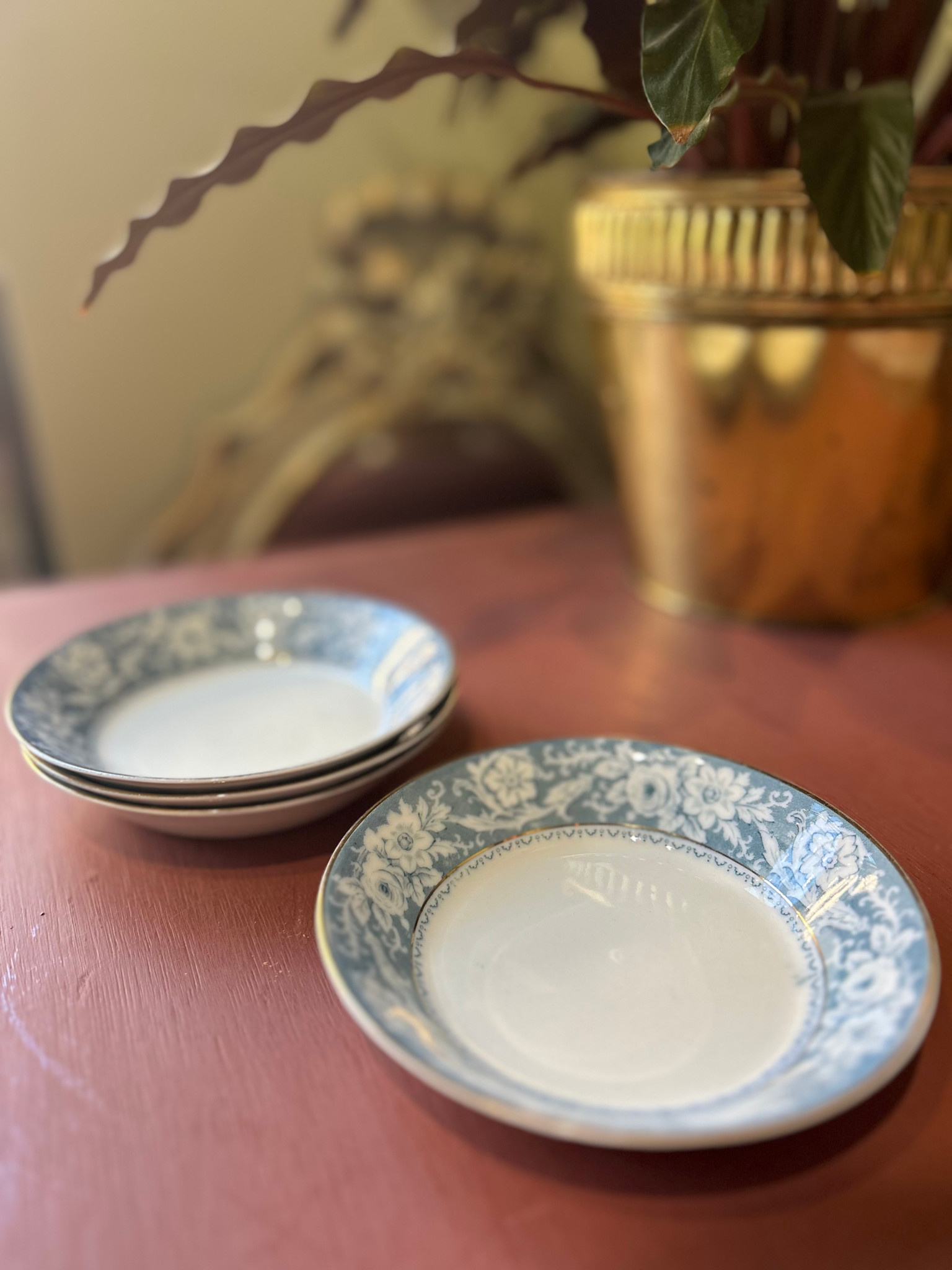 Set of 4 Henley Johnson Bros Small Desert Bowls - Hansell and Halkett