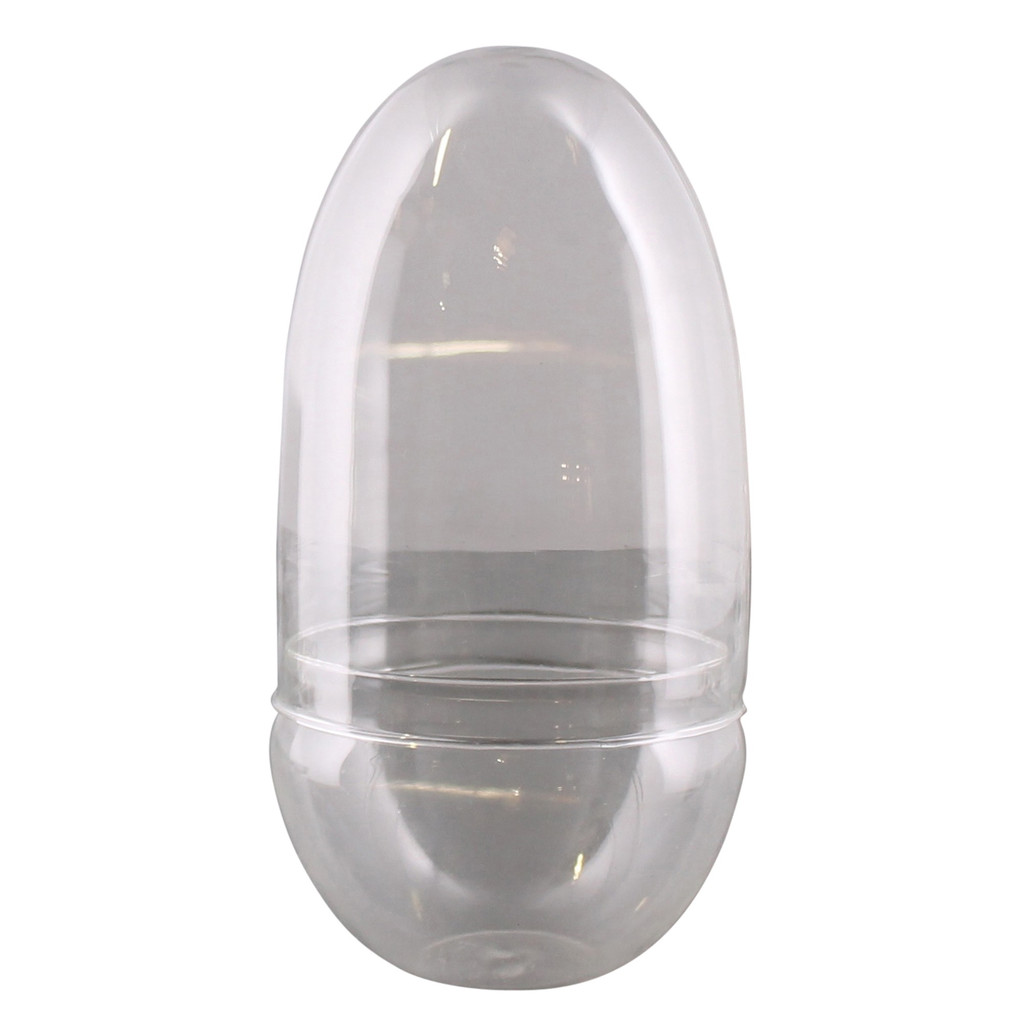 4" x 9" Oval Tabletop Glass Terrarium - Centro Garden