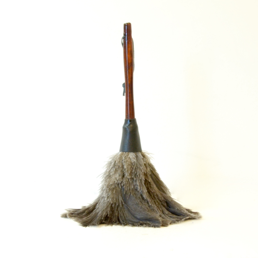 Ostrich Feather Duster with Wood Handle - Centro Garden
