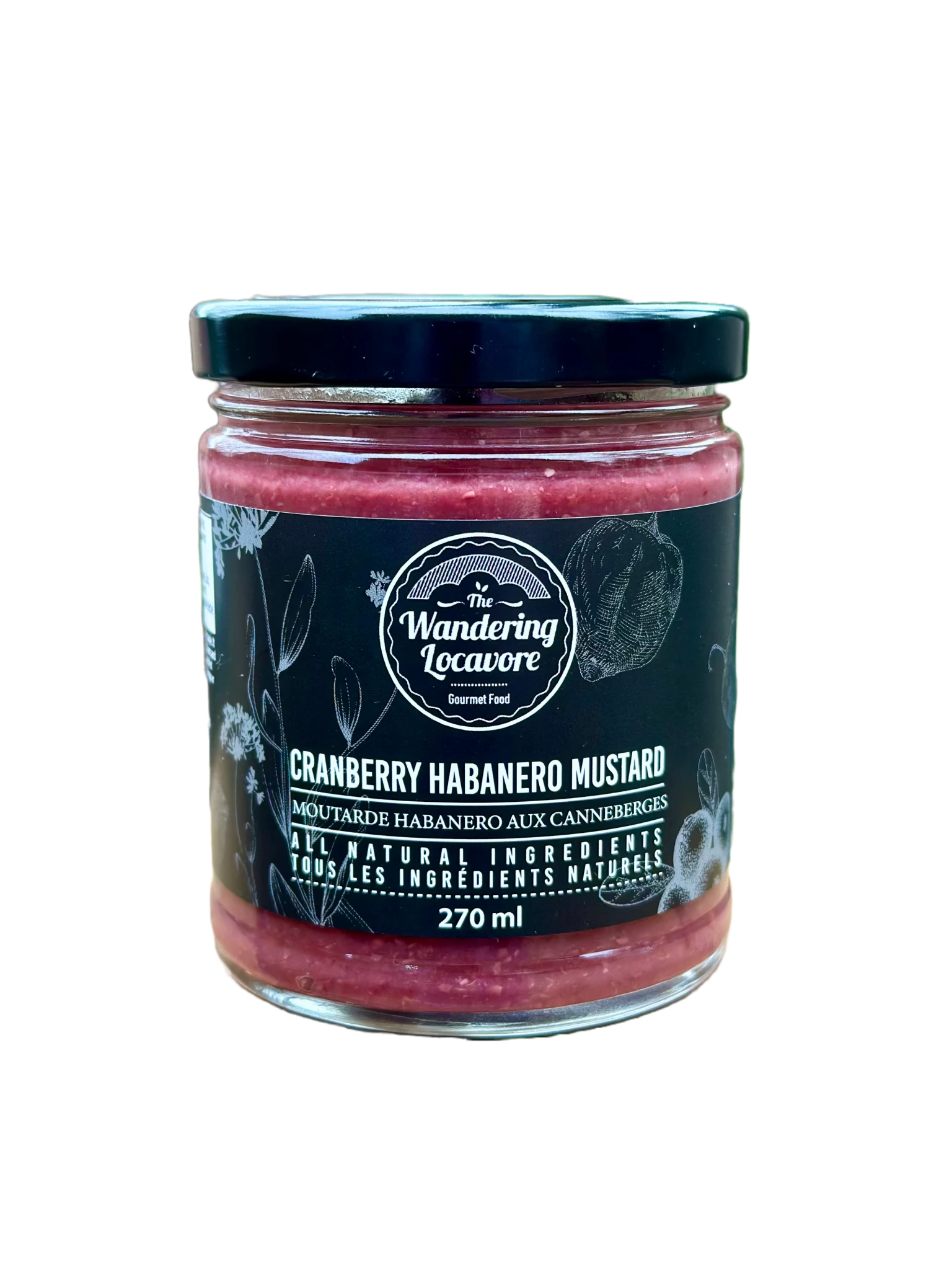 Cranberry Habenero Mustard 125ml - Centro Garden