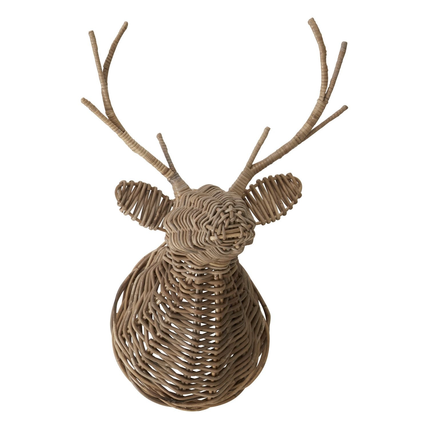Rattan Reindeer Mount 32"! - Knotty and Board