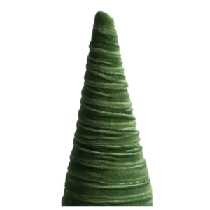 Handmade Large Velvet Trees - Olive - Knotty and Board