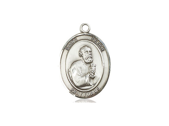 St. Peter Medal, Sterling Silver - Reilly's Church Supply & Gift Boutique