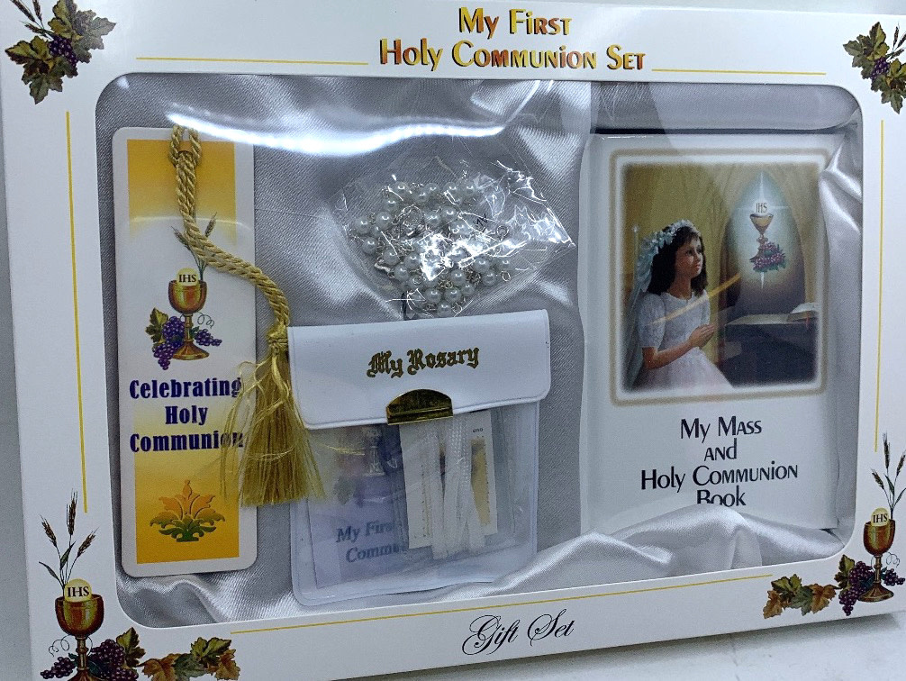 First Communion Set (Girl) - Reilly's Church Supply & Gift Boutique