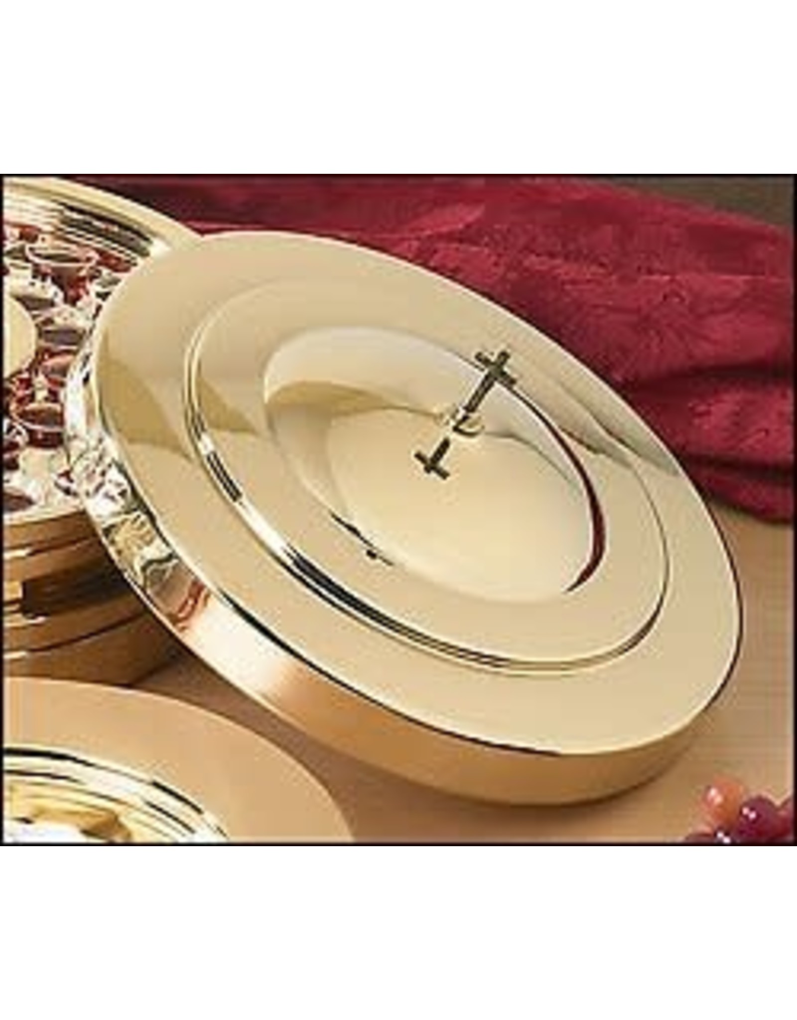 Communion Tray Cover-Brass Finish - Reilly's Church Supply & Gift Boutique