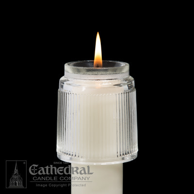 Glass Candle Follower - Reilly's Church Supply & Gift Boutique