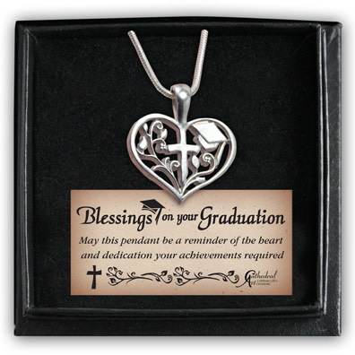Graduation Cross Necklace - Reilly's Church Supply & Gift Boutique