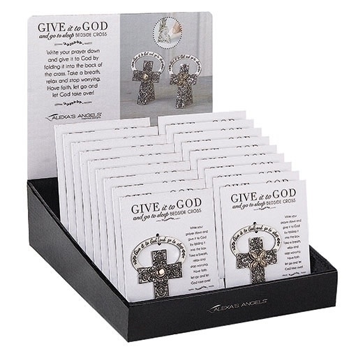 Bedside Cross - Give it to God - Reilly's Church Supply & Gift Boutique