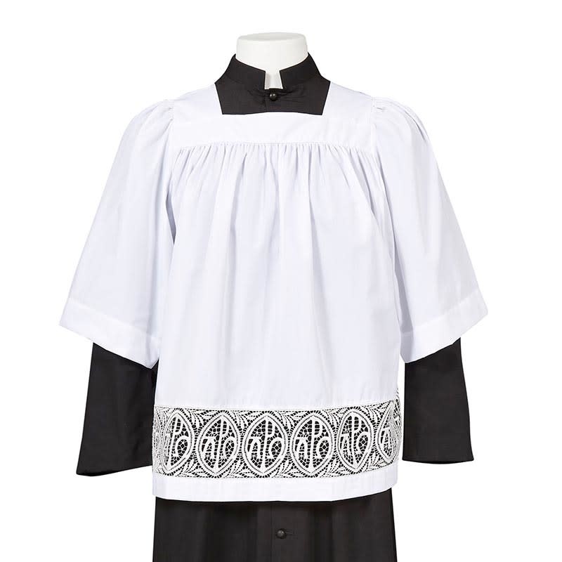 Surplice Altar Server Alpha & Omega - Reilly's Church Supply & Gift ...