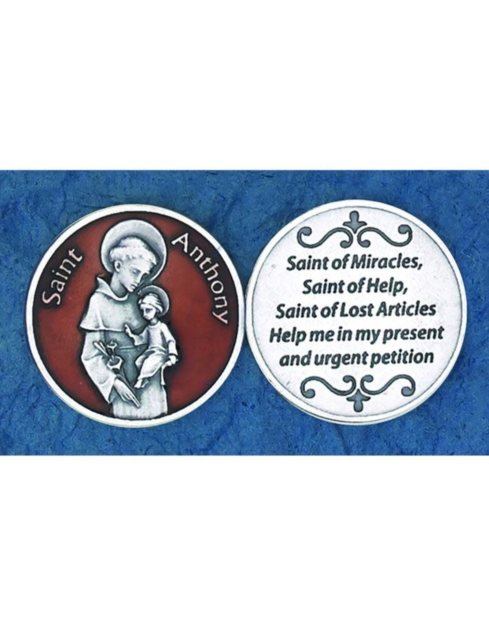 Coin - Anthony, Enamel - Reilly's Church Supply & Gift Boutique