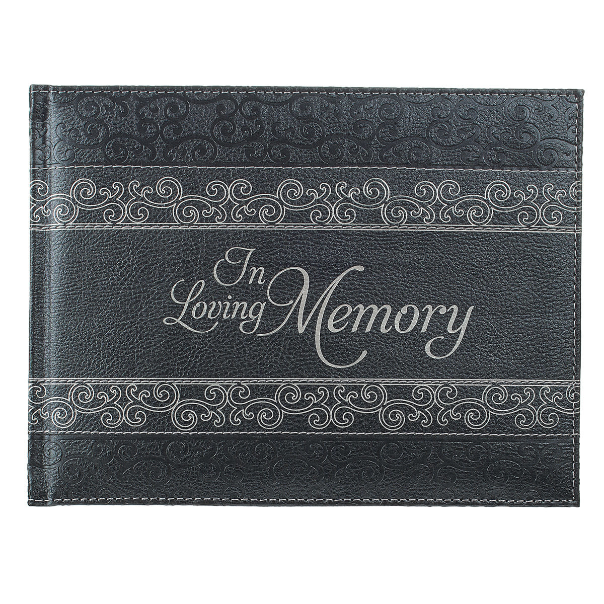 In Loving Memory Charcoal Guest Book - Reilly's Church Supply & Gift ...
