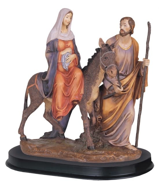 Pilgrims (Las Posadas) Statue, 12" - Reilly's Church Supply & Gift Boutique