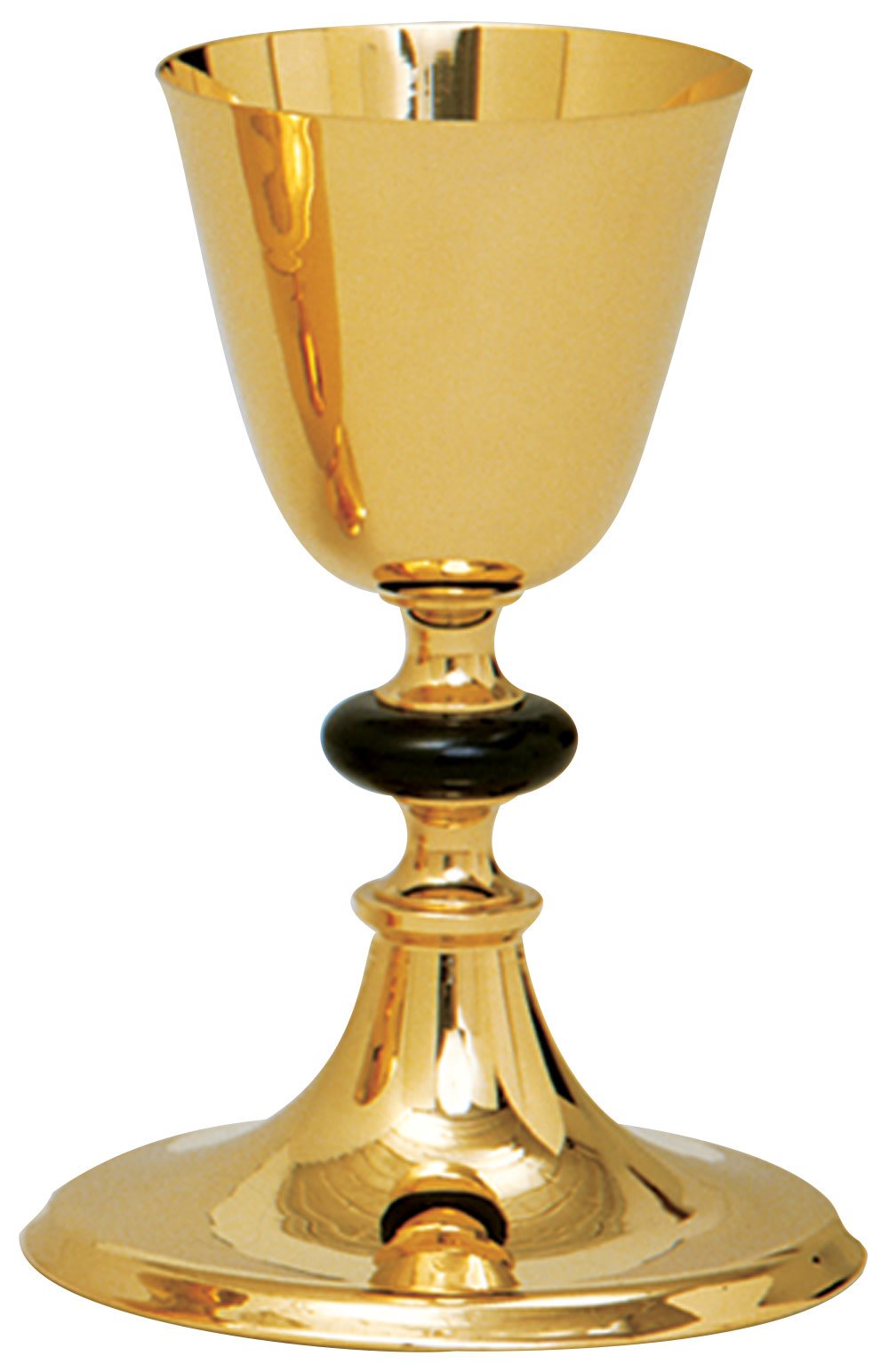 Chalice 12oz with Black Node and Paten - Reilly's Church Supply & Gift ...