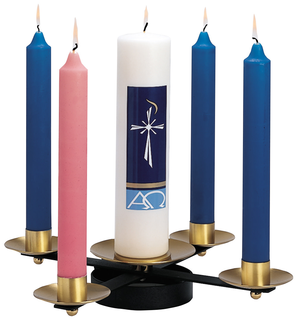 Advent Wreath for 1-1/2" Candles - Reilly's Church Supply & Gift Boutique