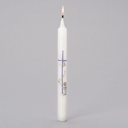 First Communion Candle 10" - Reilly's Church Supply & Gift Boutique
