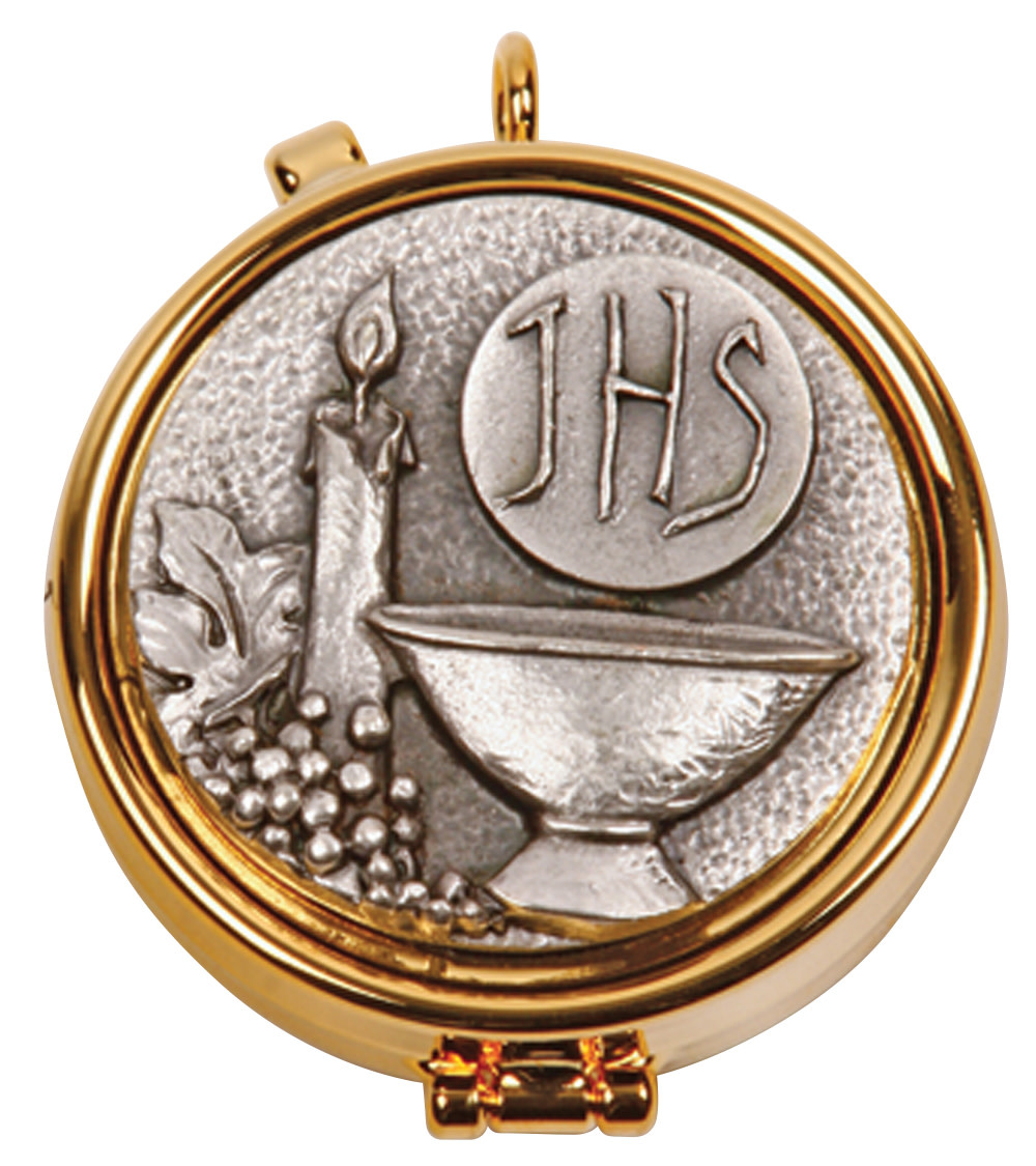 Pyx Gold Plated - 7 Host Capacity - Reilly's Church Supply & Gift Boutique