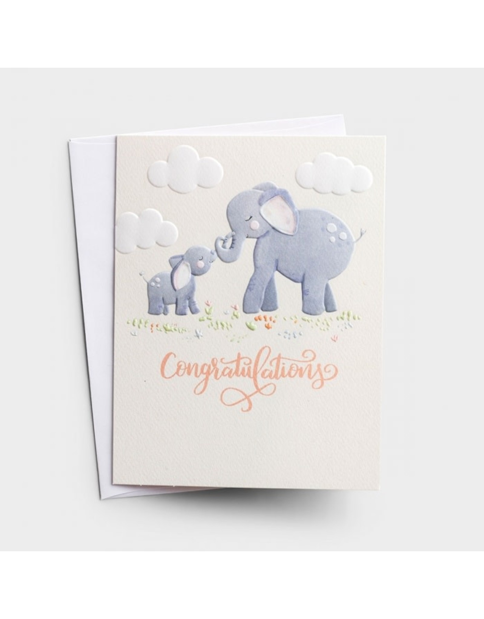 Baby Congratulations Card - Elephant - Reilly's Church Supply, Inc.
