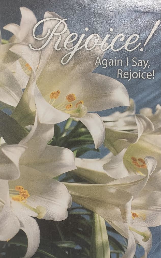 Bulletins - Easter, Rejoice! (100) - Reilly's Church Supply & Gift Boutique