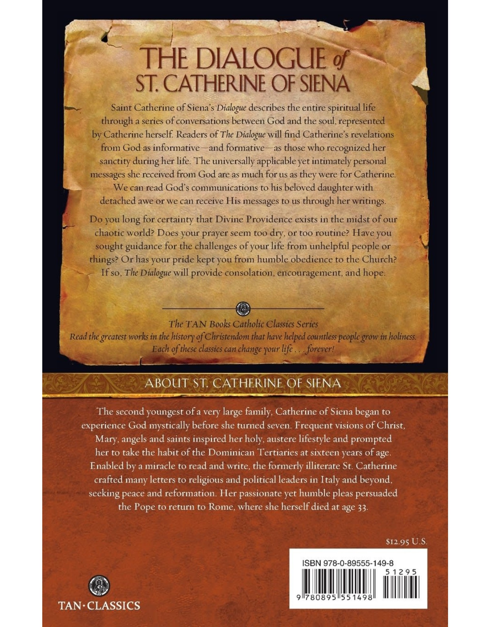 Dialogue of St. Catherine of Siena - Reilly's Church Supply & Gift Boutique