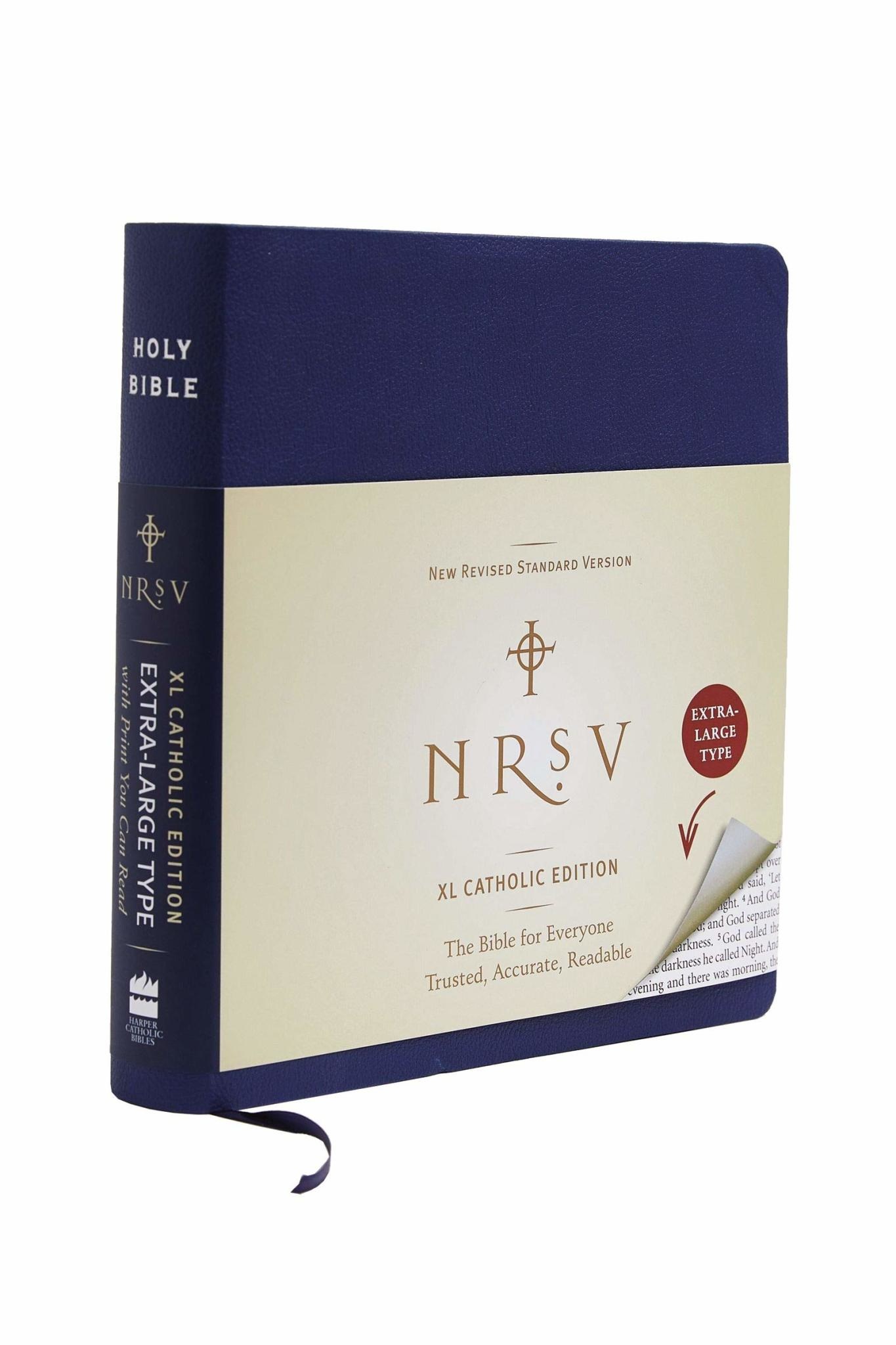 NRSV Large Print Catholic Bible - Reilly's Church Supply & Gift Boutique