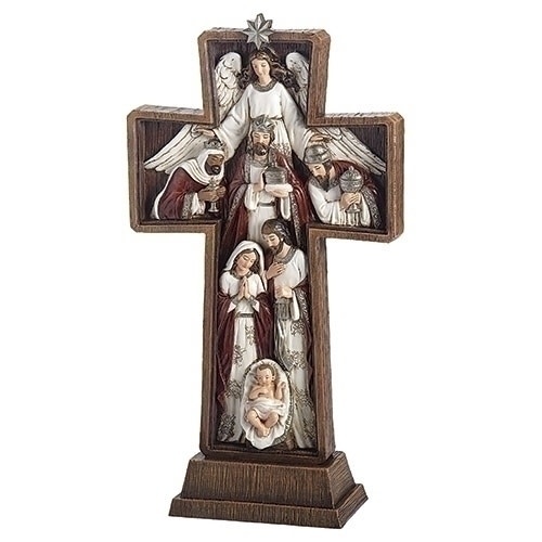 Nativity Cross, Joseph's Studio (13.5") - Reilly's Church Supply & Gift ...