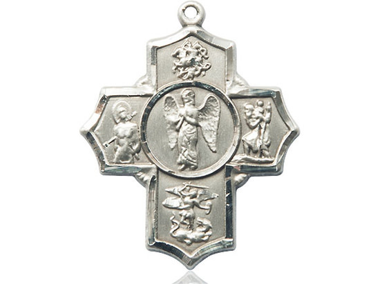 5-Way Warrior Medal, Sterling Silver - Reilly's Church Supply & Gift ...