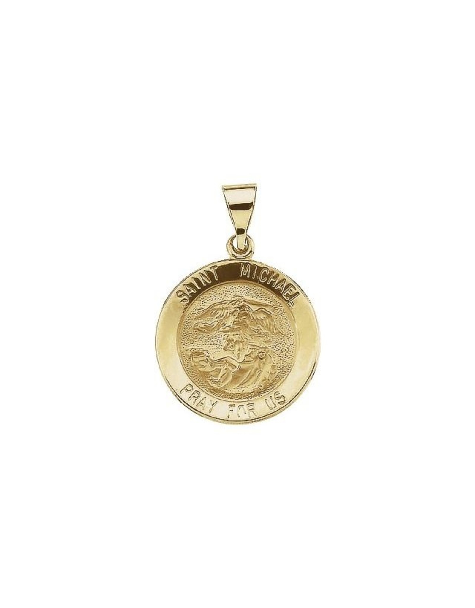 Medal - St. Michael, 14K Yellow Gold - Reilly's Church Supply & Gift ...
