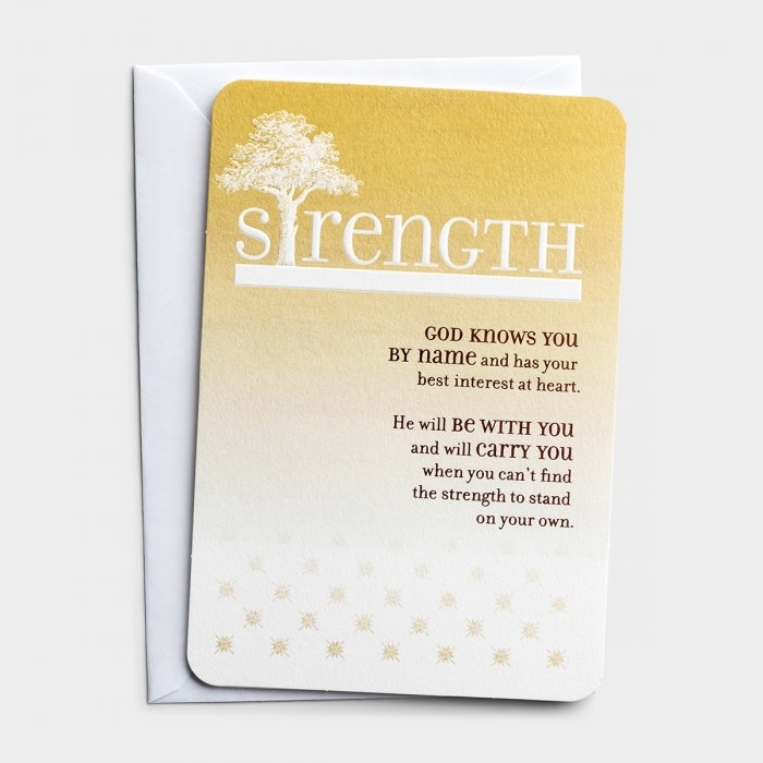 Difficult Times Card - Strength - Reilly's Church Supply & Gift Boutique