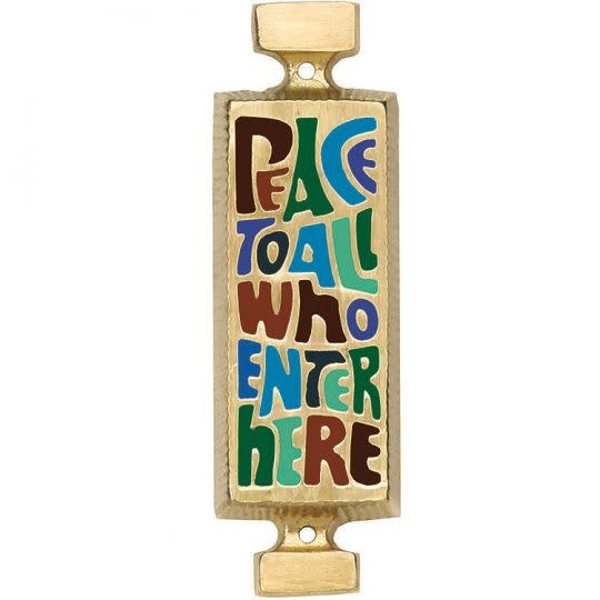 Door Plaque - Peace to All Who Enter - Reilly's Church Supply & Gift ...