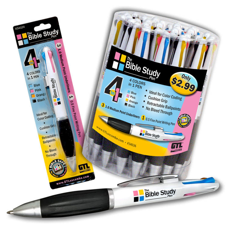 Bible Study 4-in-1 Pen - Reilly's Church Supply & Gift Boutique