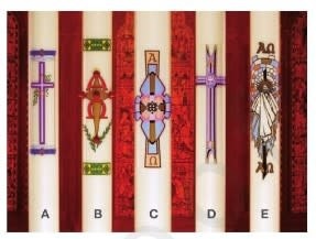 Paschal Candle Shell 2"x36" - Reilly's Church Supply & Gift Boutique