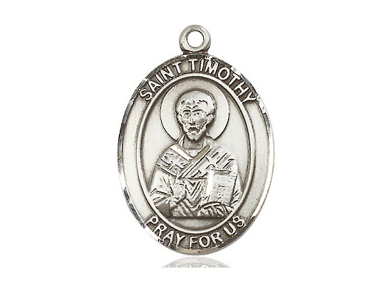 Medal St. Timothy Sterling Silver - Reilly's Church Supply & Gift Boutique