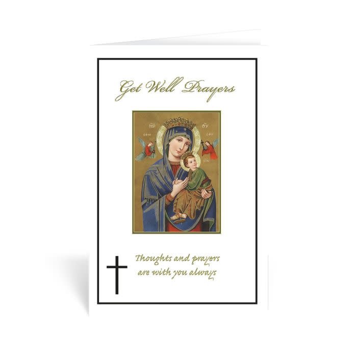 Get Well Card - Get Well Prayers (Our Lady of Perpetual Help) - Reilly ...
