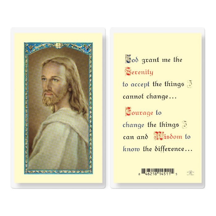 Holy Card, Laminated -Serenity Prayer - Reilly's Church Supply & Gift Boutique