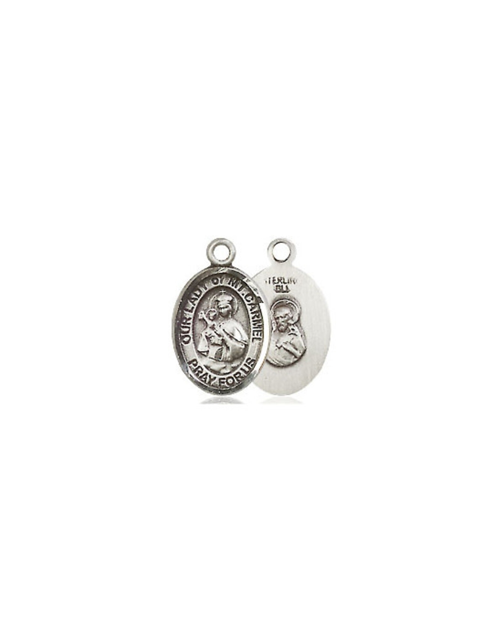 Medal - Our Lady of Mount Carmel (Small 1/2" x 1/4") - Reilly's Church ...