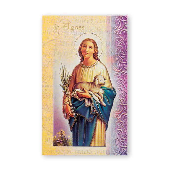 Saint Biography Folder - St. Agnes - Reilly's Church Supply & Gift Boutique