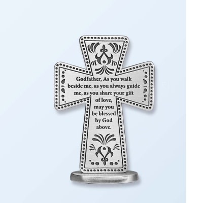 Godfather Standing Cross, 3" - Reilly's Church Supply & Gift Boutique