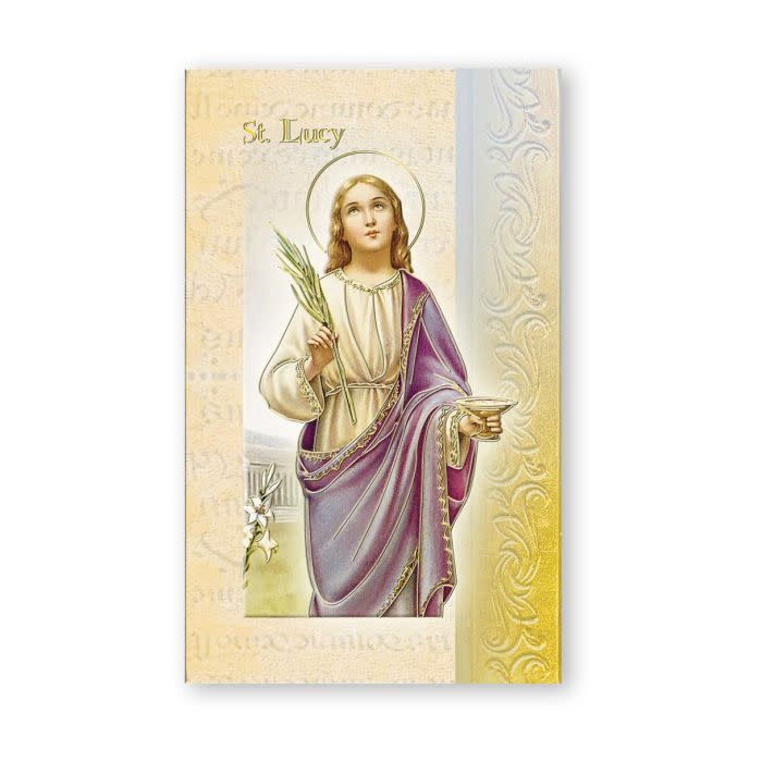 Saint Biography Folder - St. Lucy - Reilly's Church Supply & Gift Boutique