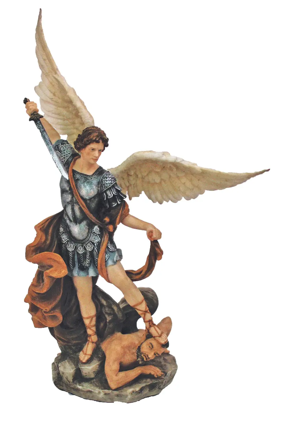 Statue Michael 10" Color - Reilly's Church Supply & Gift Boutique