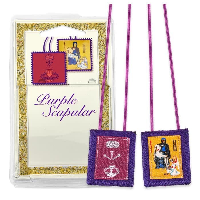 Scapular - Purple - Reilly's Church Supply & Gift Boutique