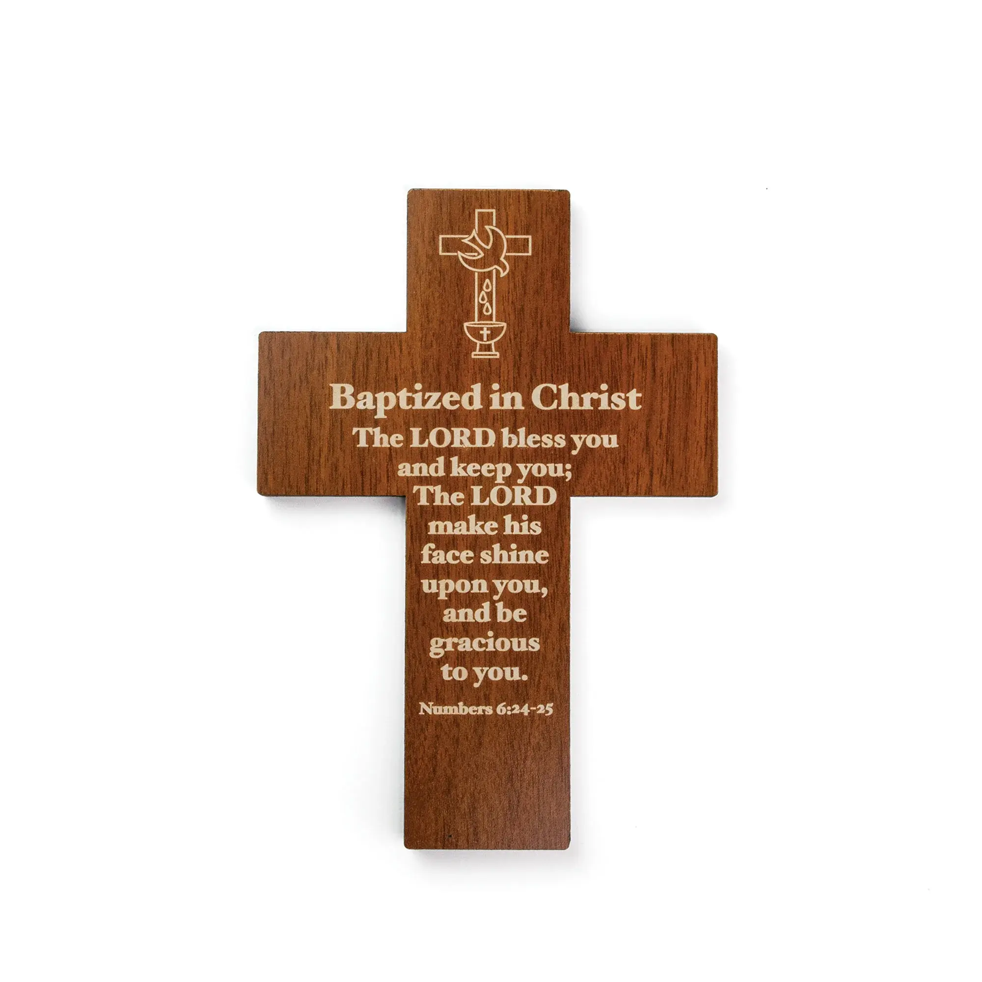 Baptism Cross (All Ages) - Laser Engraved - Reilly's Church Supply ...