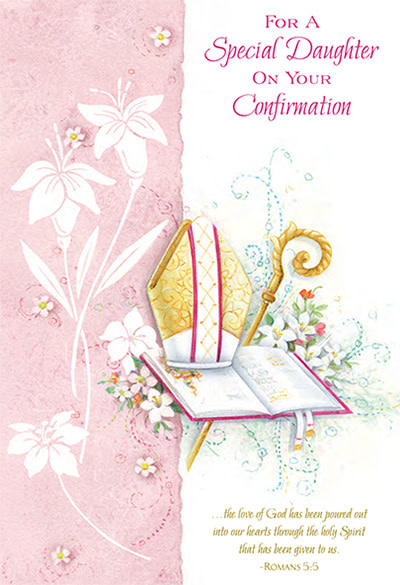 Card - Confirmation (Daughter), Glitter - Reilly's Church Supply & Gift ...